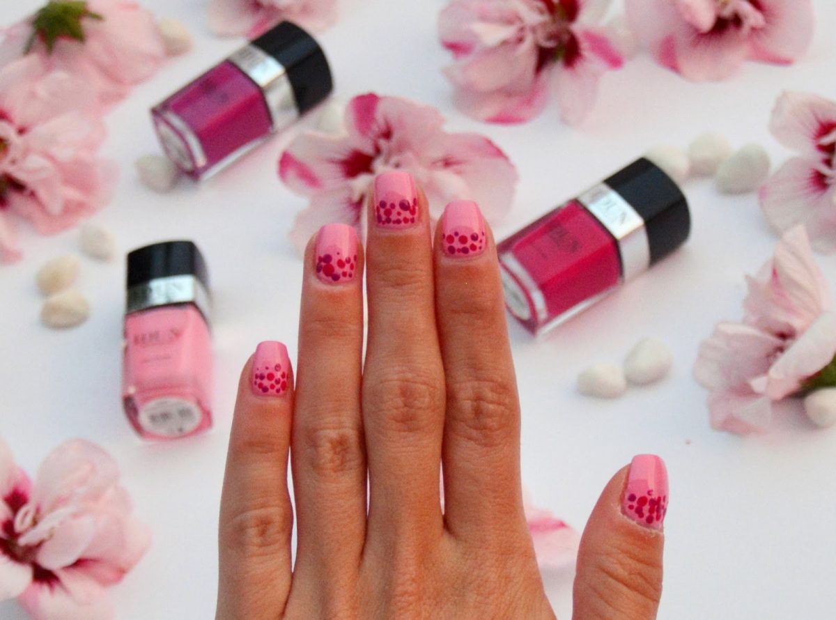 Super simple cute nail art with Idun Minerals - Just Ajda